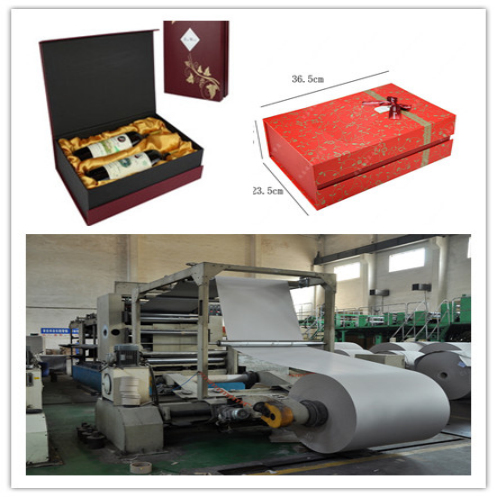 Grade AA 420g Chemical-Mechanical Pulp Gray Cardboard roll for gift ...