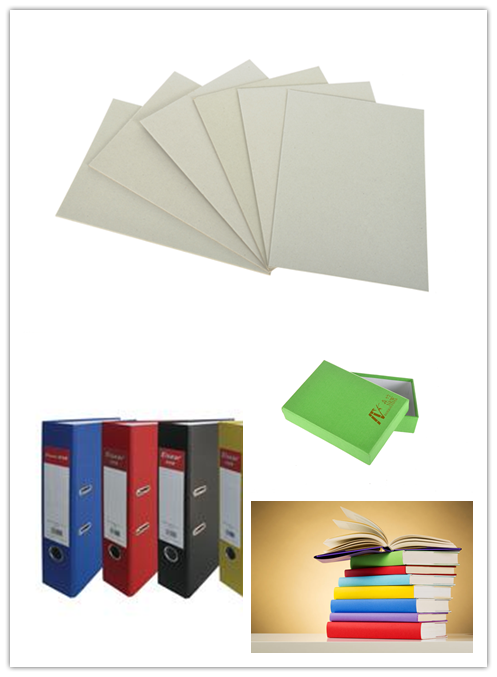 1200gsm / 2.04mm folding resistance Gray Paperboard / one layer Grey ...
