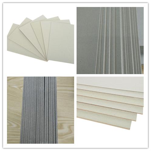Eco-friendly Recycled Unbleached Two Side Grey Chipboard in Gray Color