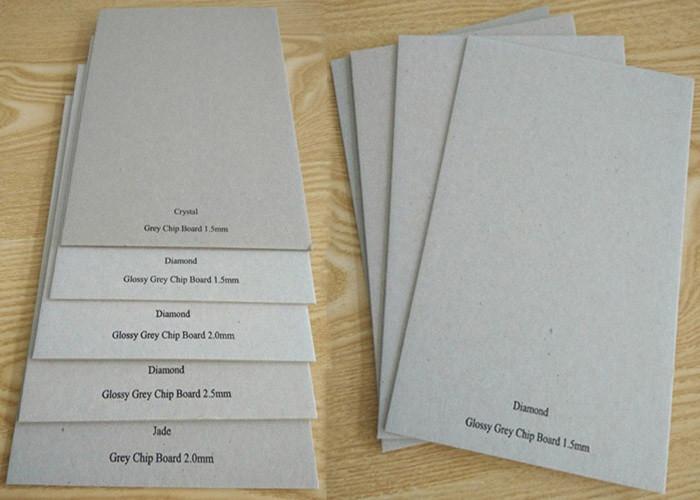 Eco-friendly Recycled Unbleached Two Side Grey Chipboard in Gray Color