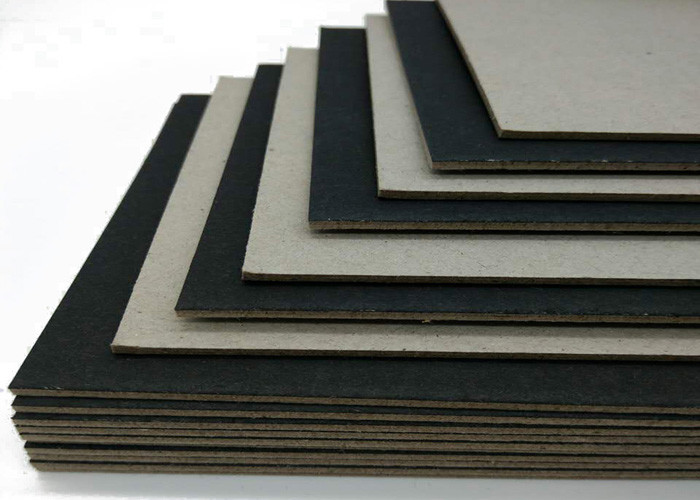 Mixed Pulp High Stiff Black Card / One Side Laminated Black Paper Board