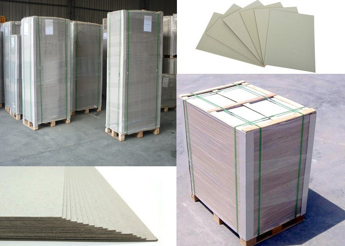 Anti-Curl Pressed Matte Gray Paperboard 787x1092mm for furniture used