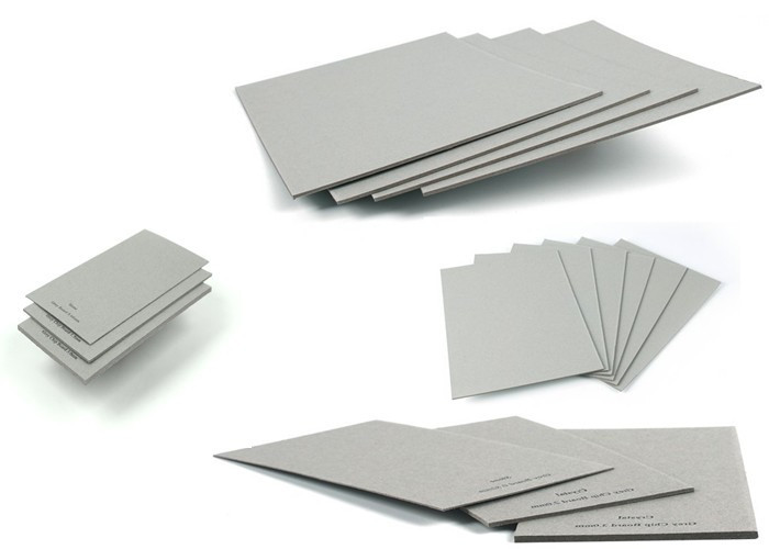 Recycled Thick Compress Paper 1800gsm Grey Chipboard Sheets