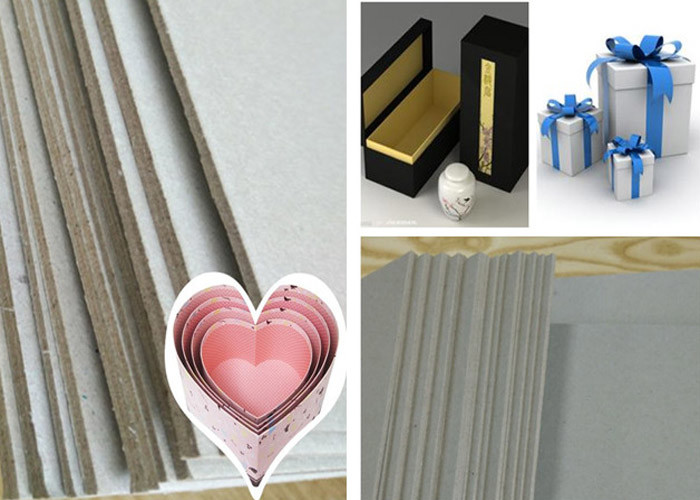 100% Recycled Materials Grey Chipboard Paper Stiff Grey Board For Boxes