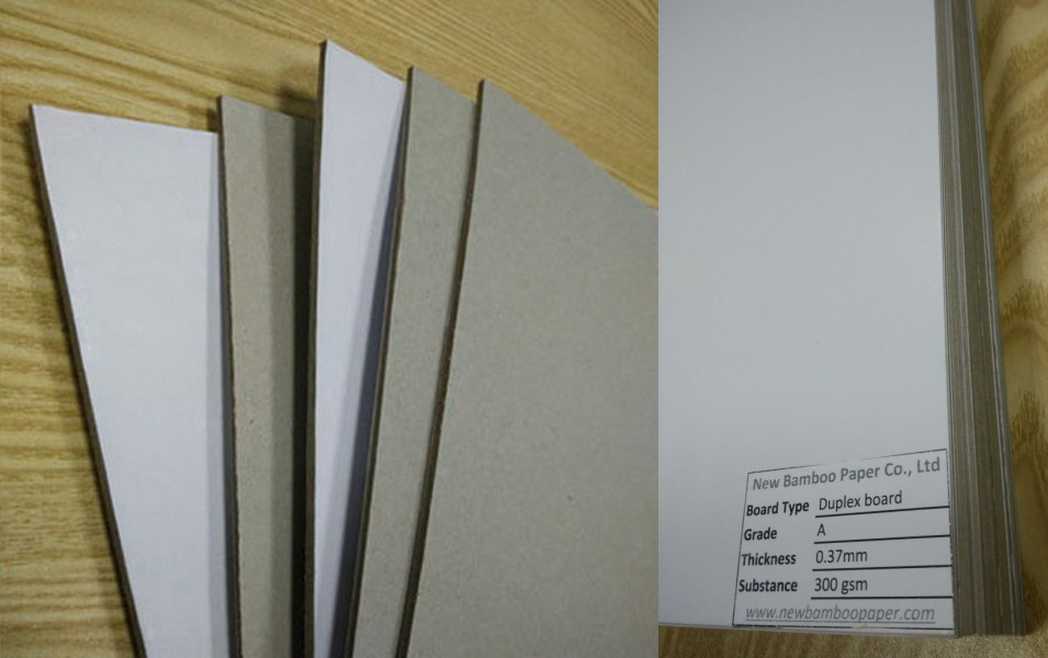 Rigid Gray Paperboard Single Side Coated Duplex Board Grey Back 1550gsm ...