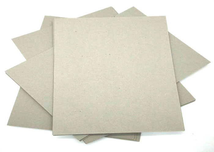 2 mm 1250gsm Thick Paper Grey Cardboard Sheets Professional Grade - A