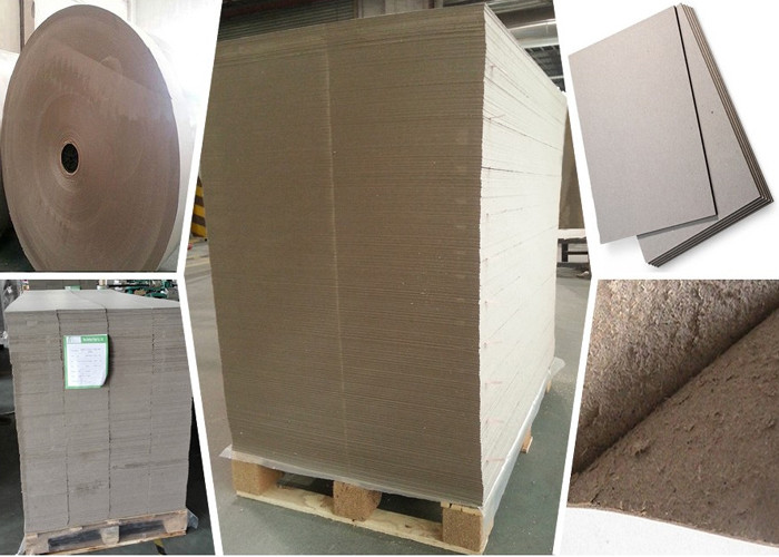 SGS Certified Gray Paperboard Straw Board Paper Uncoated Recycled ...
