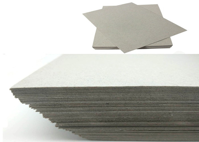 Grade AA Full Grey Paper Board Rigid Boxes Cardboard Sheets , MSDS